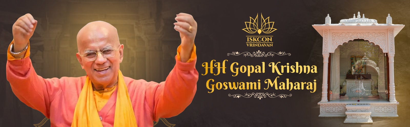 HH Gopal Krishna Goswami Maharaj | Online Puja Services | ISKCON Vrindavan